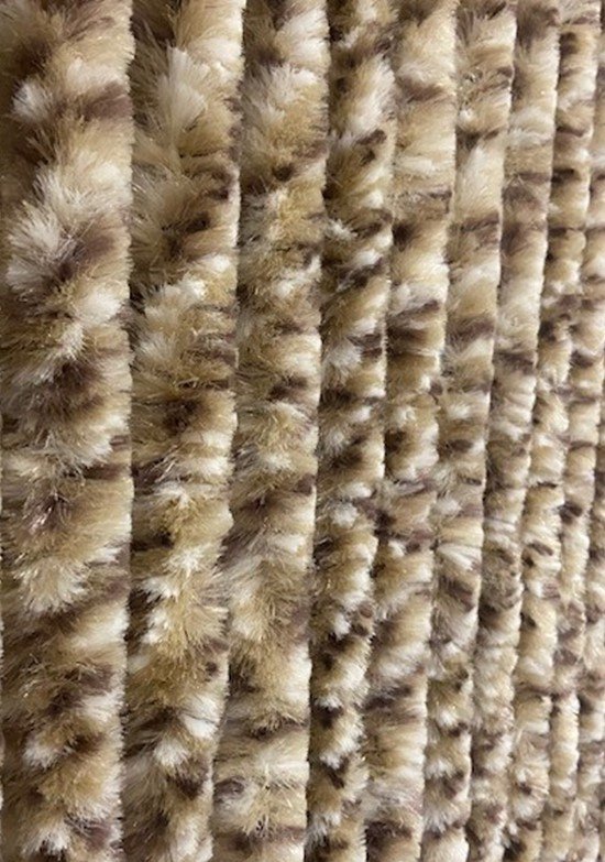 Vliegengordijn Kattenstaarten Taupe Beige Bruin - 100cm x 230cm | bol