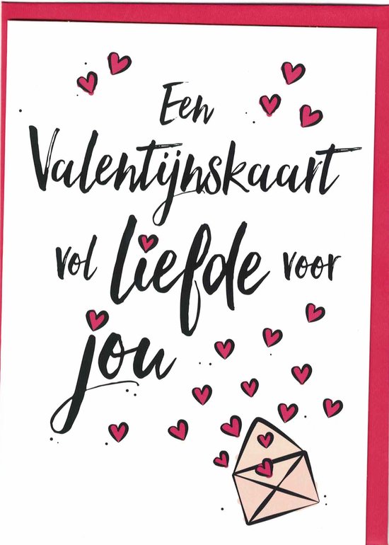 Kaart - Valentijn - Een valentijnskaart vol liefde voor jou | bol