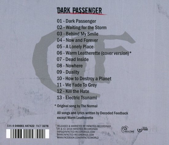Decoded Feedback - Dark Passenger (CD), Decoded Feedback | Muziek | bol