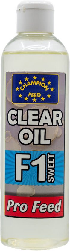 Champion Feed Pro Feed Clear Oil 250ml - Smaak : F1 Sweet | bol