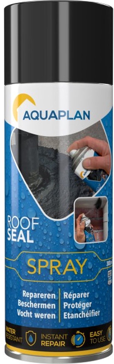 Aquaplan - Spray scellant pour toiture - Réparer, protéger et sceller | bol