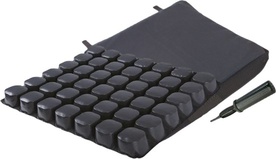 Anti-decubitus deluxe lucht kussen 47 x 47 cm - 5 cm hoog - Met ...