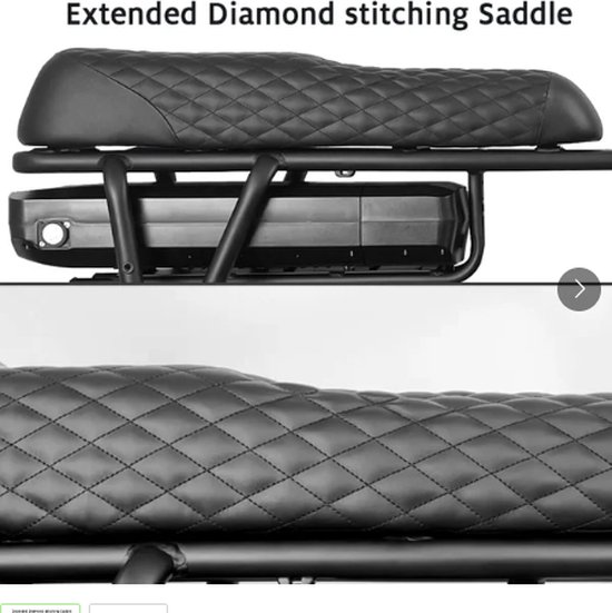 Fatbike EB2 / EB3/ EB4 /EB8 ZADEL DIAMOND SEAT - SADDLE - 7go | bol