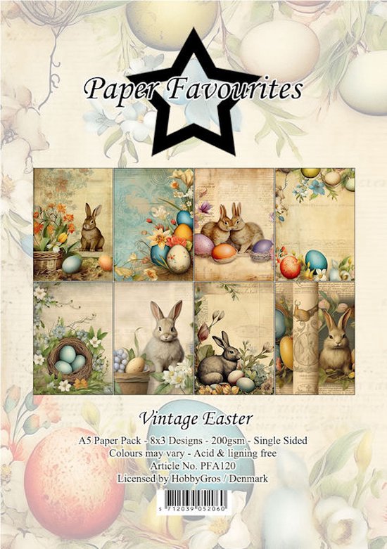 Paper Favourites A5 Vintage Easter | bol