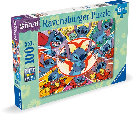 Ravensburger puzzel Disney Stitch - Legpuzzel - 100 XXL stukjes | bol
