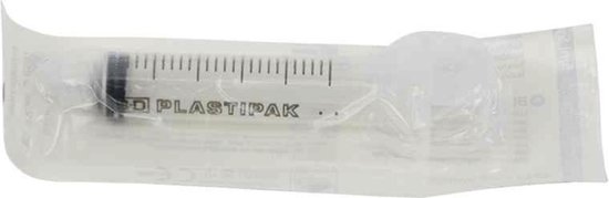 Voordeelverpakking 3 X BD Plastipak luer-lock Injectiespuit 5ml, 125st (309649) | bol