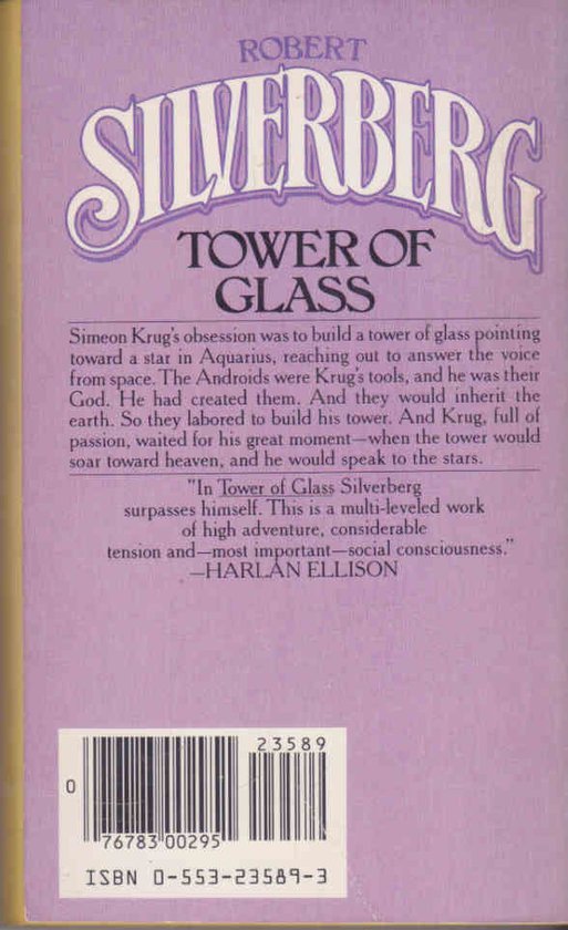 Tower of Glass, Robert Silverberg | 9780553235890 | Boeken | bol
