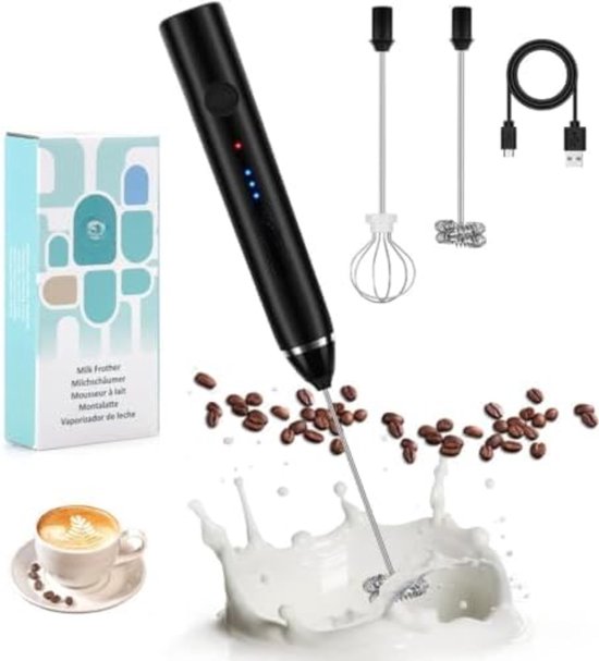 Velox Opschuimer Voor Melk - Opschuimer Voor Melk Electrisch - Zwart | bol