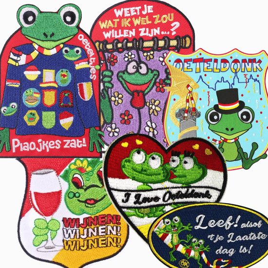 11 stuks Oeteldonkse Emblemen - SET van 11 – Oeteldonk emblemen – Den ...