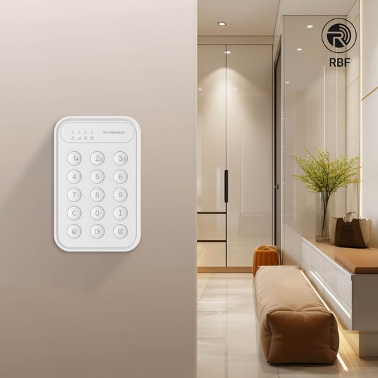 RoomBanker Keypad KP1 - Ondersteunt inschakelen met één klik zonder ...