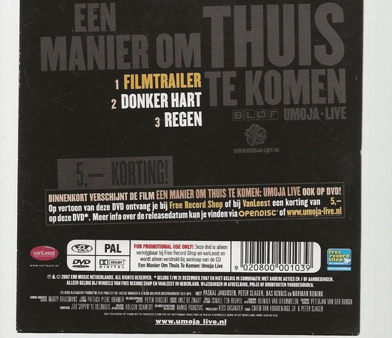 EEN MANIER OM THUIS TE KOMEN ( DVD), Blof | Muziek | bol