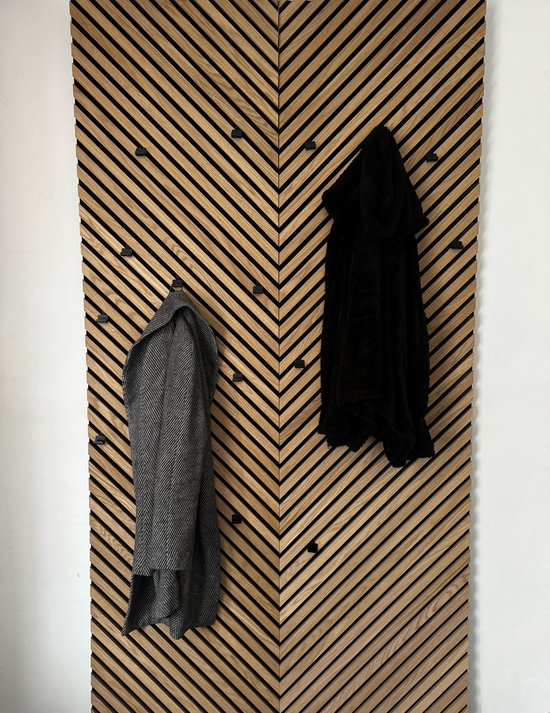 Akupanel akoestische wandpaneel kapstok lattenwand | bol