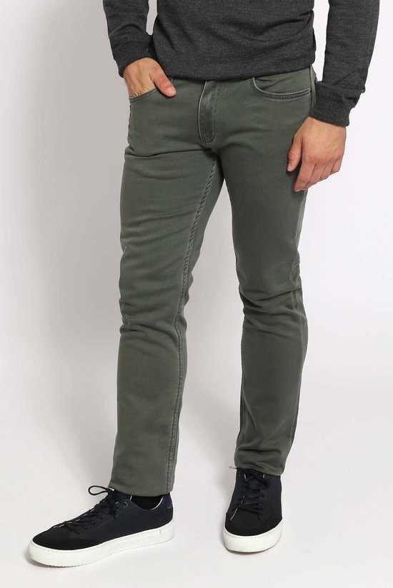 Suitable - Kant Jeans Groen - Heren - Maat W 38 - L 34 - Modern-fit | bol