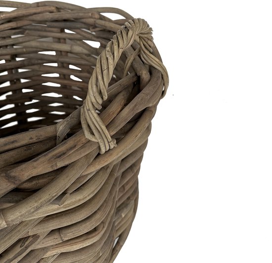 Grove rotan mand - Ø46xH62 cm | bol