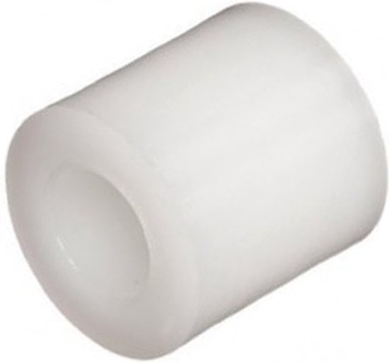 Nylon afstandsbus M8 - Wit - D12 X H15 MM - 8 stuks | bol