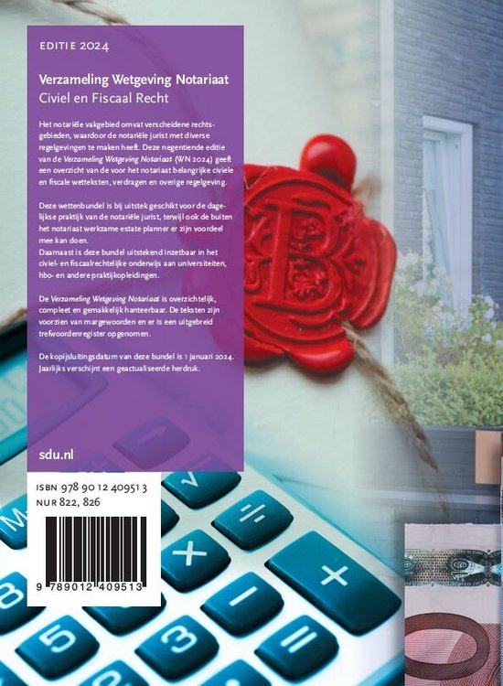 Educatieve wettenverzameling - Verzameling wetgeving notariaat 2024 | 9789012409513 |... | bol