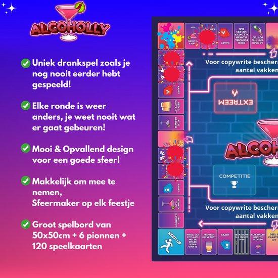 NX Party® Duo ~ Alcoholly® + Alcoholly® Naughty - Drankspel - Bordspel ...