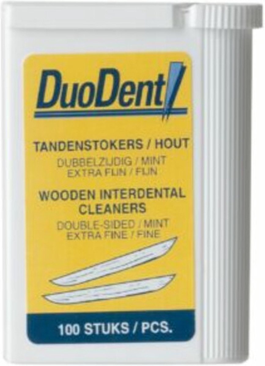 2x Duodent Houten Tandenstokers 580 100 stuks | bol