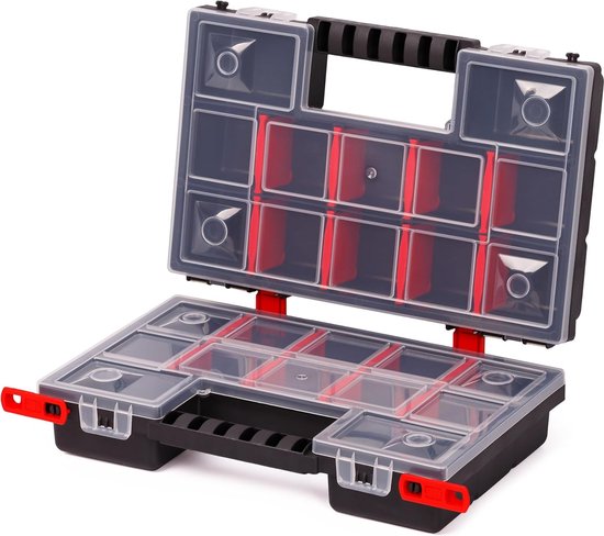 Dubbelzijdige assortimentsdoos 30,5 cm voor accessoires en kleine ...