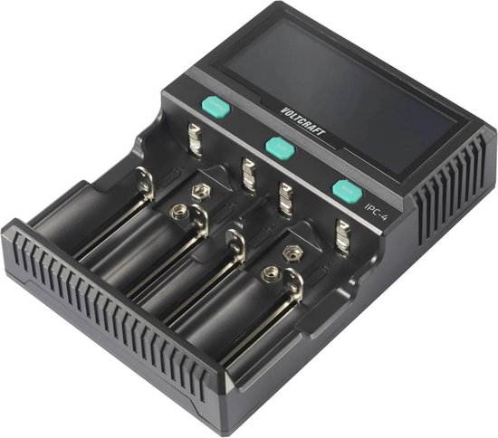 VOLTCRAFT IPC-4 Batterijlader Li-ion, LiFePO, NiMH, NiCd, LiFePO4 A, AA ...