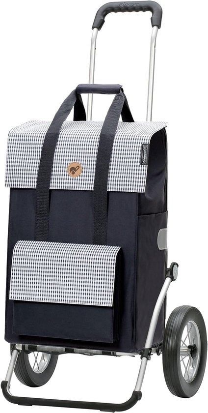 Winkelwagen - blauw 54 L - aluminium - opvouwbaar - draagvermogen tot ...