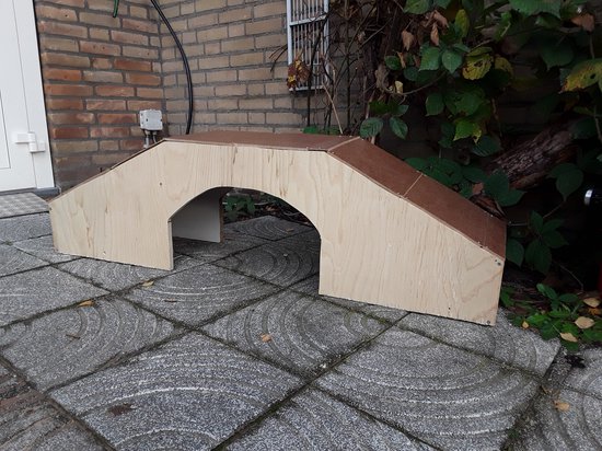 Handgemaakte houten loopbrug | bol