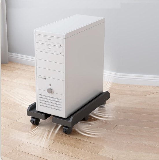 Mobiele CPU-standaard voor pc, verstelbare computer-towerstandaard met ...