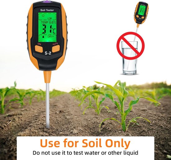 PH meter grond - PH meter - Grondmeter - Digitale meter - Vochtmeter ...