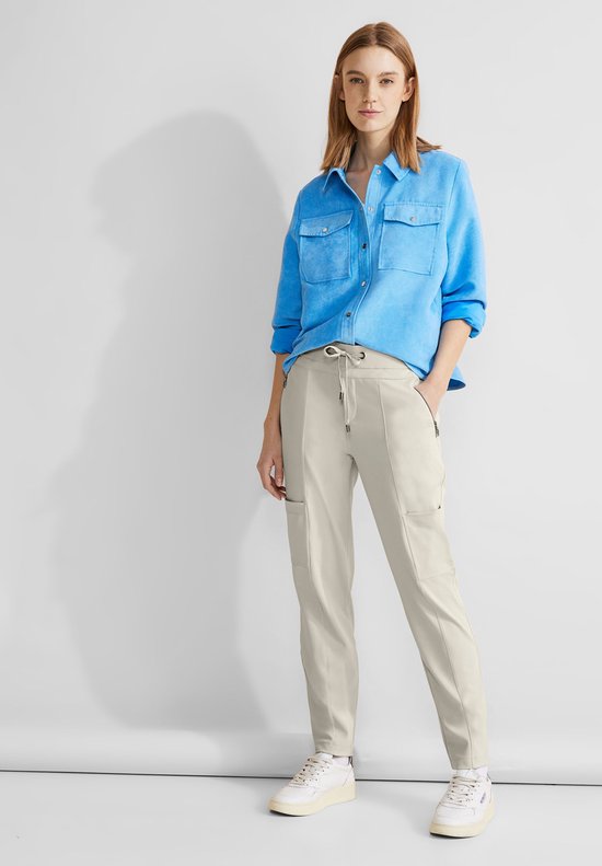 Street One Style LTD QR Bonny Cargo Travel Broek - dolomite stone ...