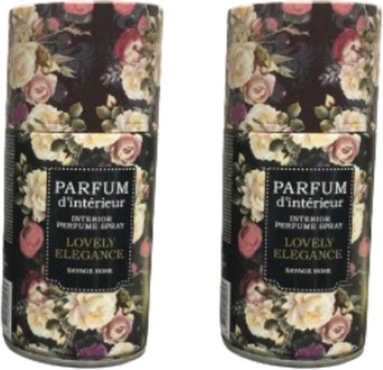 Interieurparfum " Lovely Elegance" - Set van 2 - Multicolor / Zwart ...