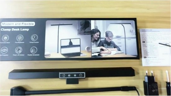 Premium Scherm Monitor Bureaulamp Met Touch bediening - USB Oplaadbaar ...