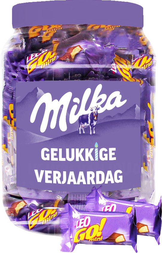 Milka Leo Go mini chocolat "Happy Birthday" - cadeau d'anniversaire en ...