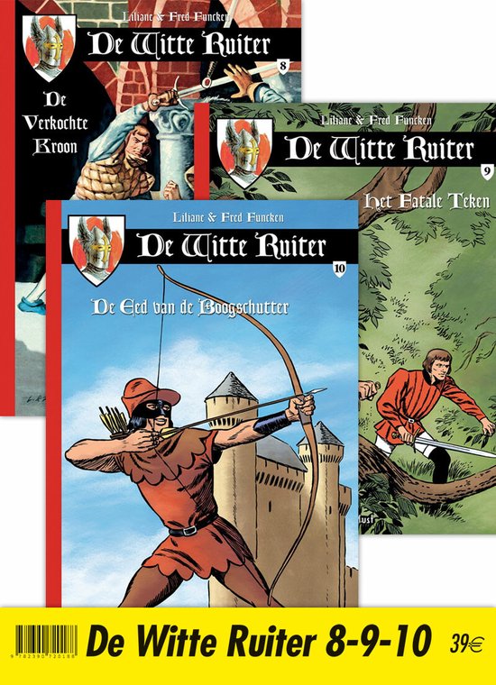 De Witte Ruiter Pack Albums 8-9-10, Fred Funcken | 9782390720188 ...
