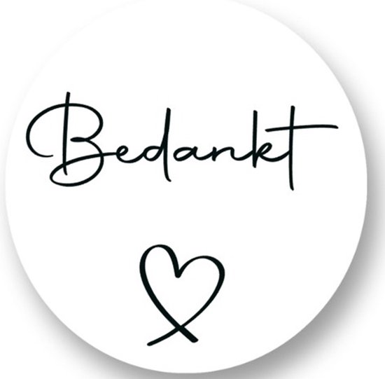20x Bedankt stickers - afscheid - School - bedankt - Sluitstickers ...