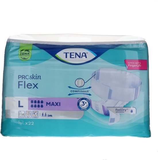 Voordeelverpakking 4 X TENA Flex maxi - Large, 22st. (729352) | bol
