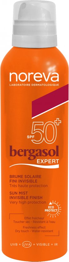 Noreva Spray Bergasol Expert Brume Solaire Rafraichissante SPF50+ 150ml ...