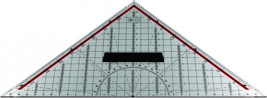 Grote Geodriehoek 32.5 cm | bol