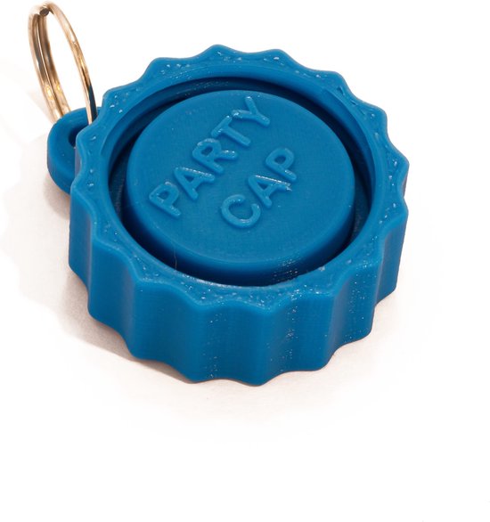 Partycap 2.0 Festival dop - Lichtblauw - Universele flessendop ...