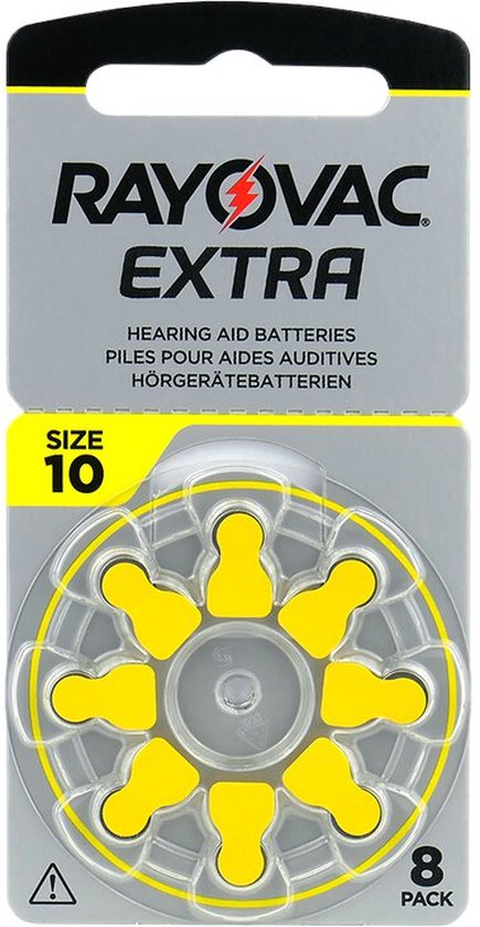 Rayovac Extra 10 hoorbatterijen 8 pack | bol