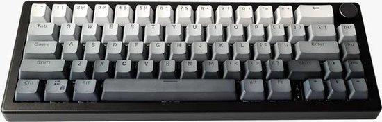 Keycaps Gradient Gray | OEM | PBT | Double Shot | 120 keys | bol