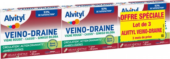 Alvityl Aderontsteking Verpakking van 3 x 30 Capsules | bol