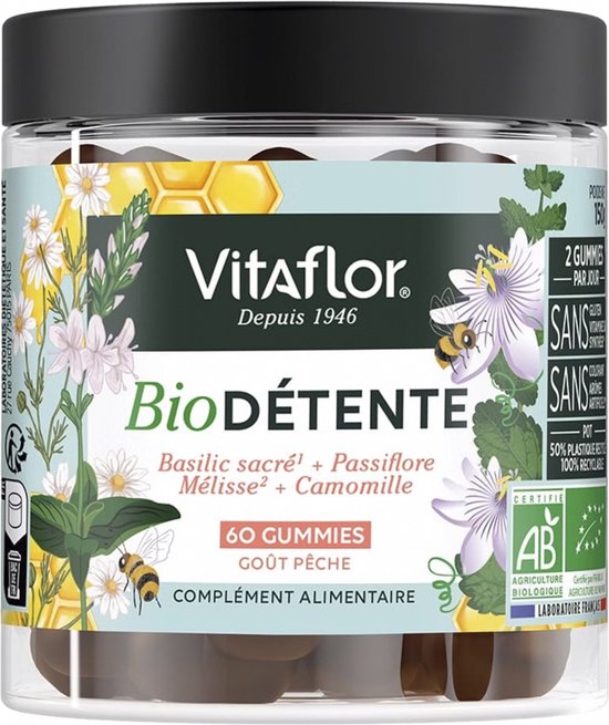 Vitaflor Bio Détente 60 Gummies | bol