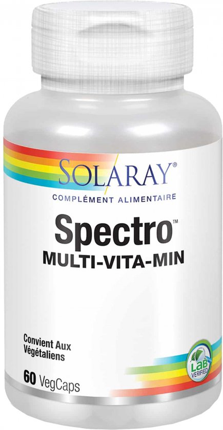 Solaray Spectro Multi-Vita-Min 60 Plantaardige Capsules | bol