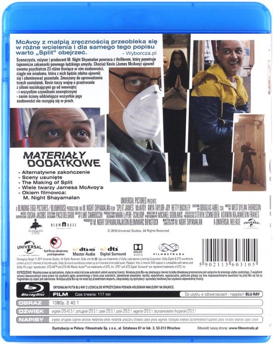 Split [Blu-Ray] (Blu-ray), James McAvoy | Dvd's | bol