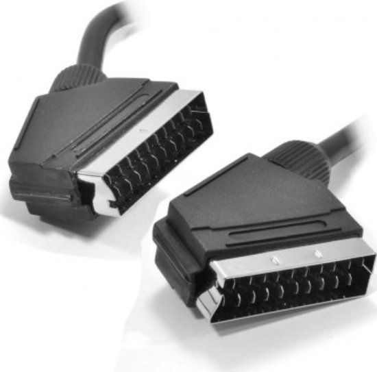 Micromel LVB1000 SCART-kabel 1,5 m SCART (21-pin) Zwart | bol