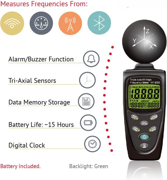 Ghost Hunting Equipment K2 Meter Ghosthunting Emf Meter Spirit