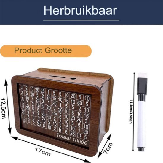 Spaarpot Groot - XXL Spaarpot | bol