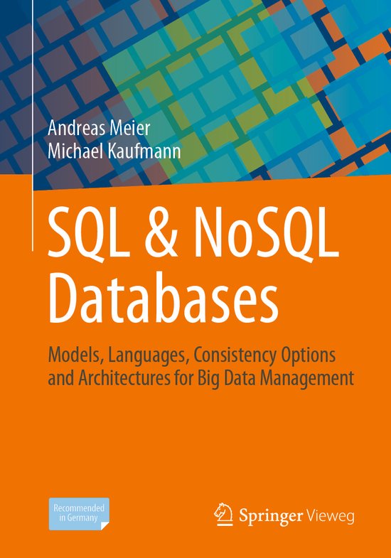 SQL NoSQL Databases | 9783658245481 | Andreas Meier | Boeken | bol