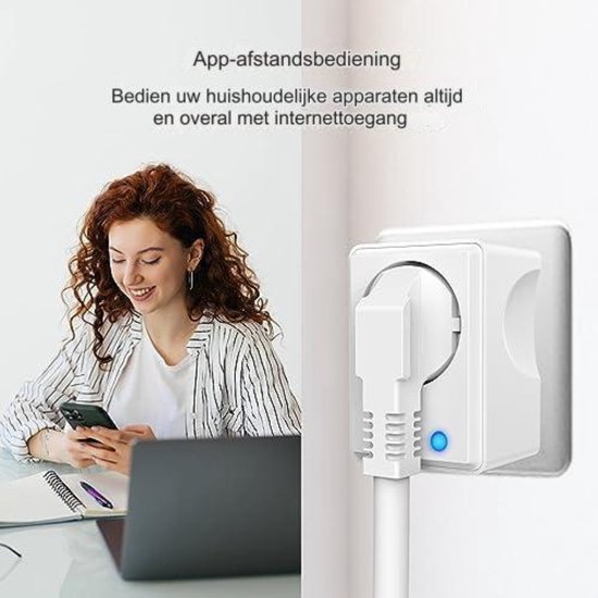 Slimme Stekker Met Energiemeter - Slimme Stekker - Smart Plug - Slimme ...
