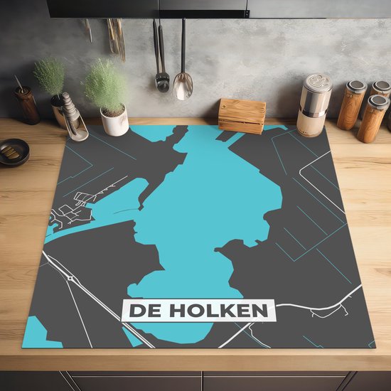 KitchenYeah® Inductie beschermer 78x78 cm - Kaart - Friesland - De ...